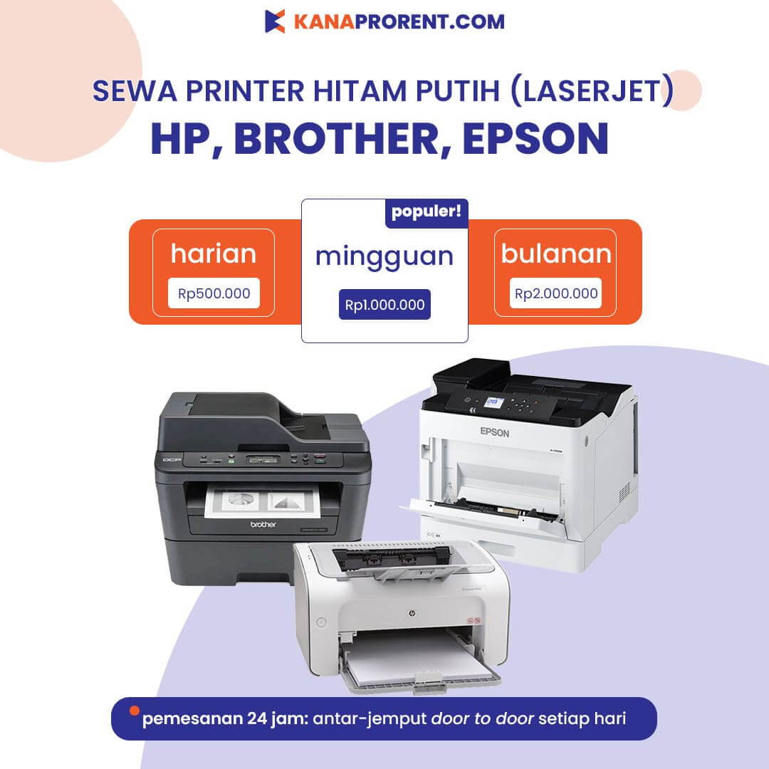 Sewa Printer Per Hari di Denpasar Bali, Bisa Antar-Jemput